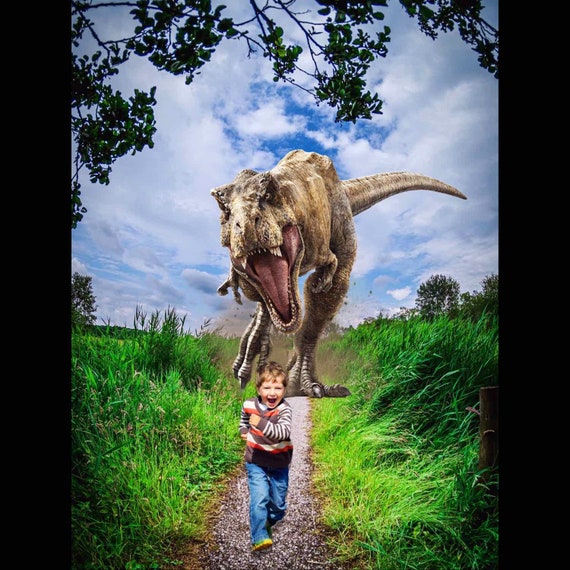 Custom Edit T-rex Chase - Etsy