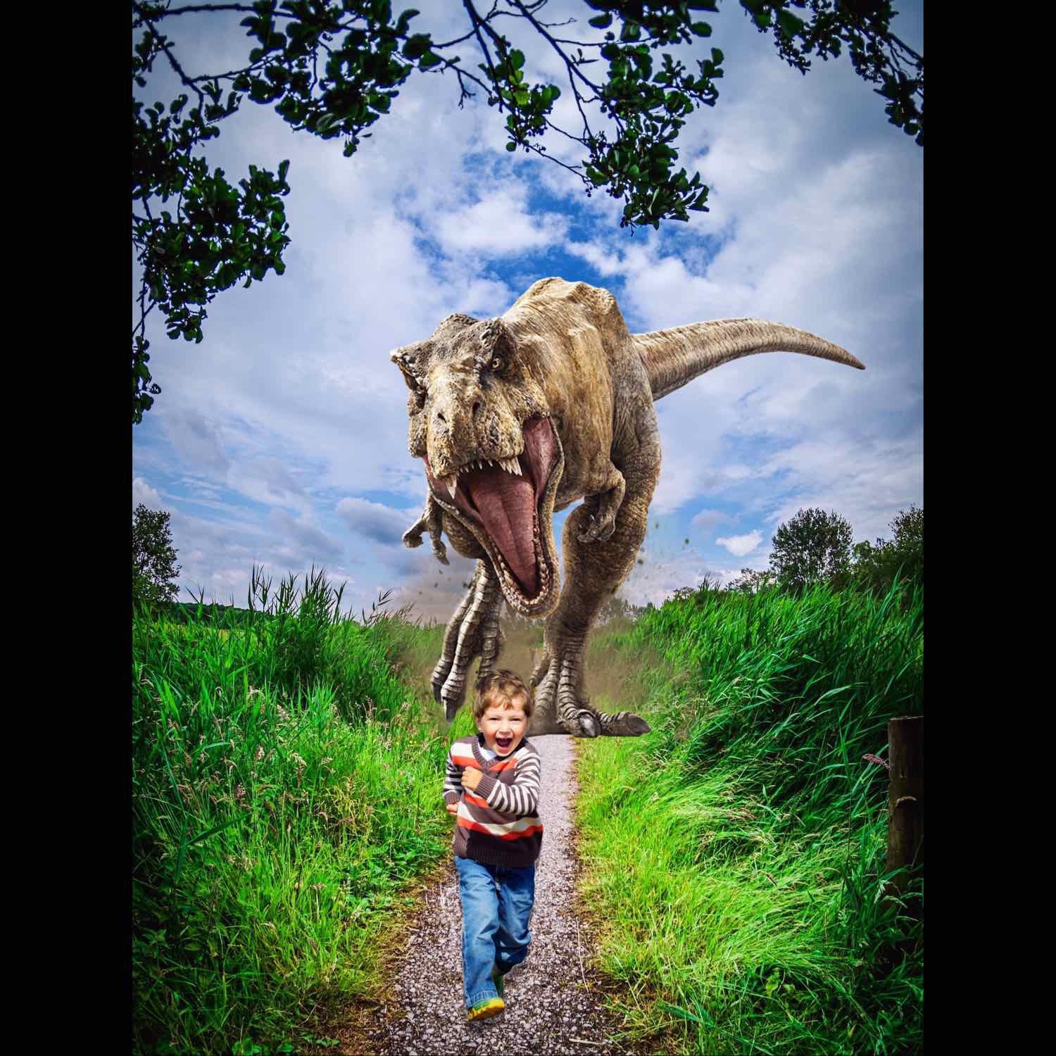 Custom Edit T-rex Chase - Etsy