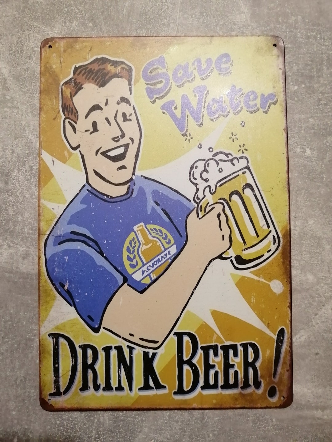 Vintage Tin Sign fallout Beer 30 Cm X 20 Cm - Etsy