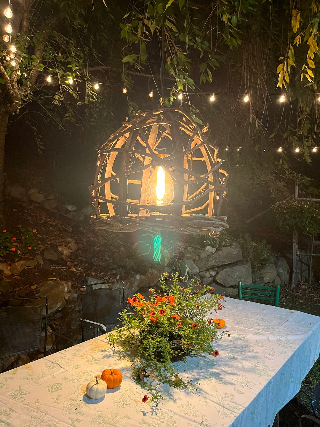 Open Bottom Vine Chandelier - Etsy
