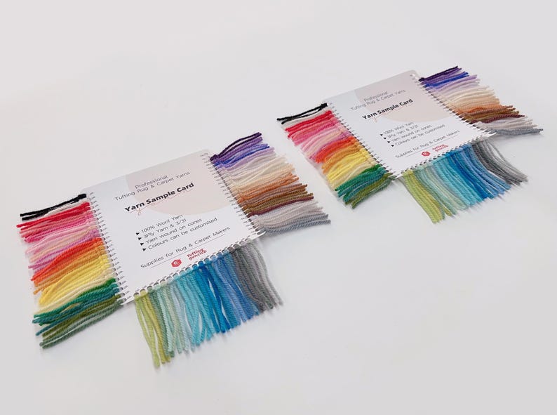 Yarn Color Card 100% Wool Yarn , 3ply Rug New Zealand Yarn , 67 Color ...