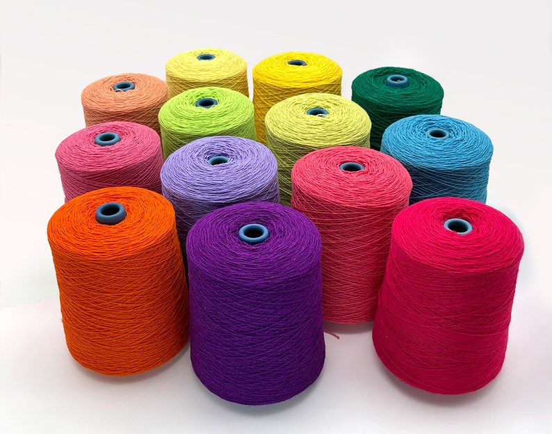 500g \ 1.1 Lb 100% Wool Yarn Cones for Tufting Gun, 2 Ply\ 4ply \ 6ply ...