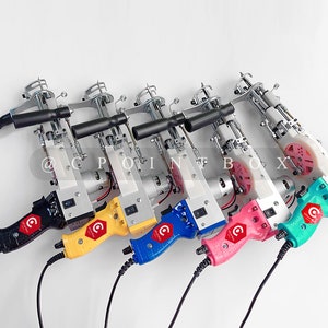 THE DUO Cut & Loop Pile Tufting Gun \ 2 in 1 Tufting Machine \ Carpet ...