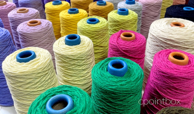 500g \ 1.1 Lb 100% Wool Yarn Cones for Tufting Gun, 2 Ply\ 4ply \ 6ply ...
