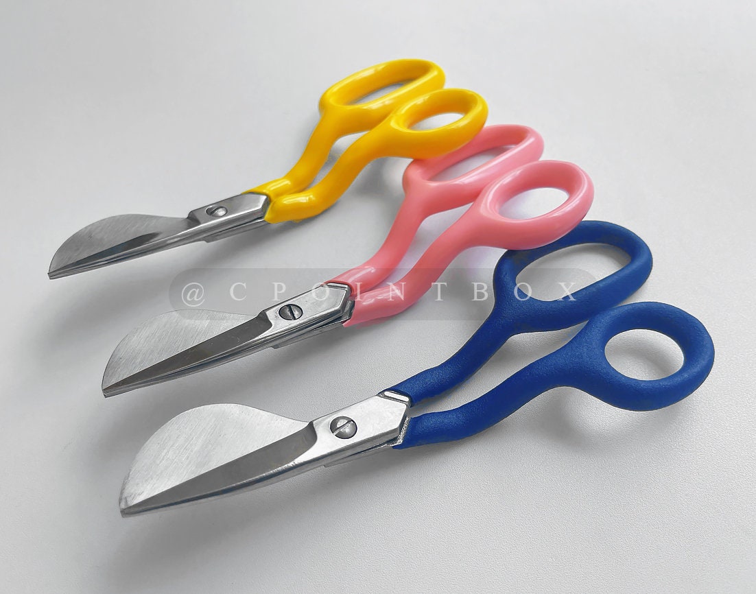 7“ Duckbill Scissors for Tufting Carpet，blue\pink\yellow Duckbill ...