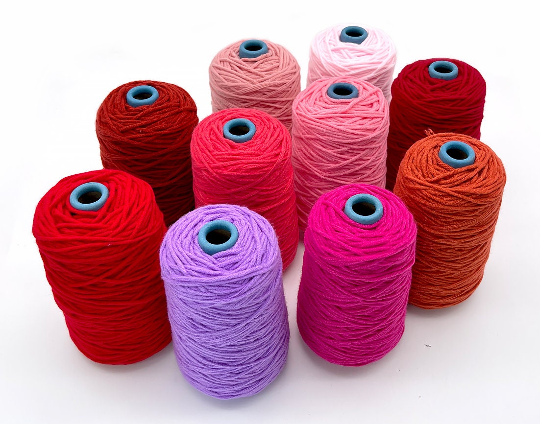 400g \ 0.9 Lb Rug Yarn, # 1-70 Tufting Yarn +cones for Tufting Gun ...
