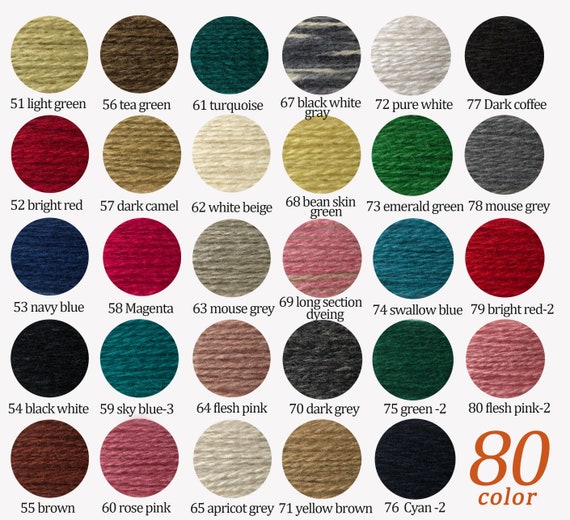 Yarn Color Chart Anchor Tapisserie Wool Threads Color Chart 2. List Of