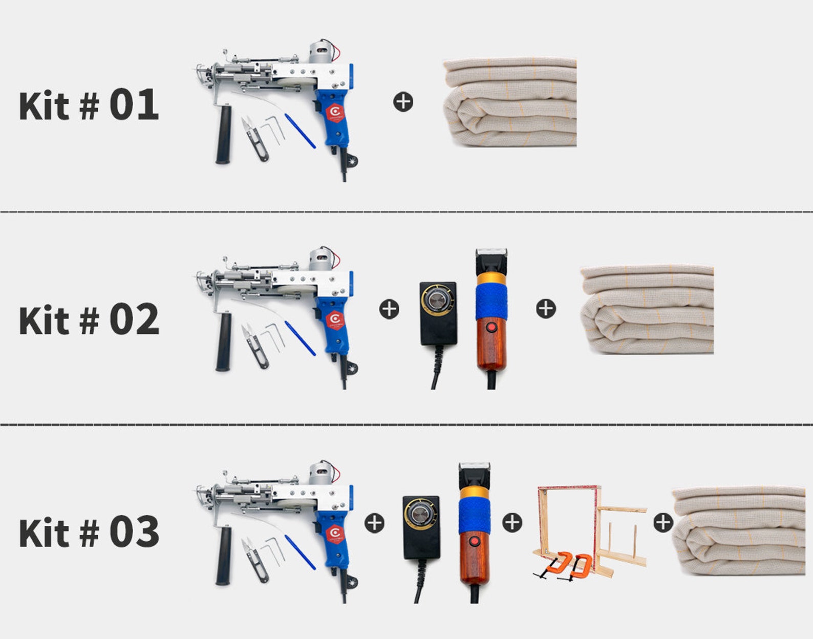 Tufting Kit AK Tufting Gun the Duo Tufting Gun tufting Clothrug ...