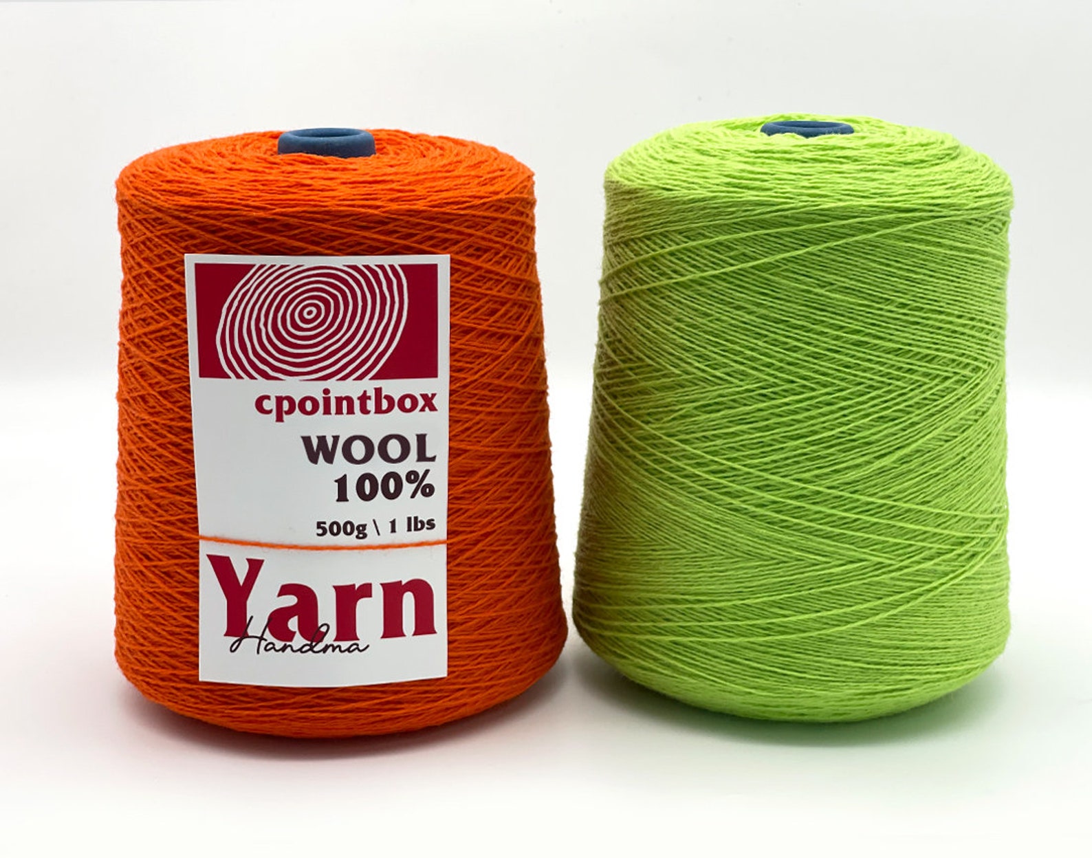 200g \ 0.45 Lb 100% Wool Yarn Cones for Tufting Gun,rug Merino Yarns ...