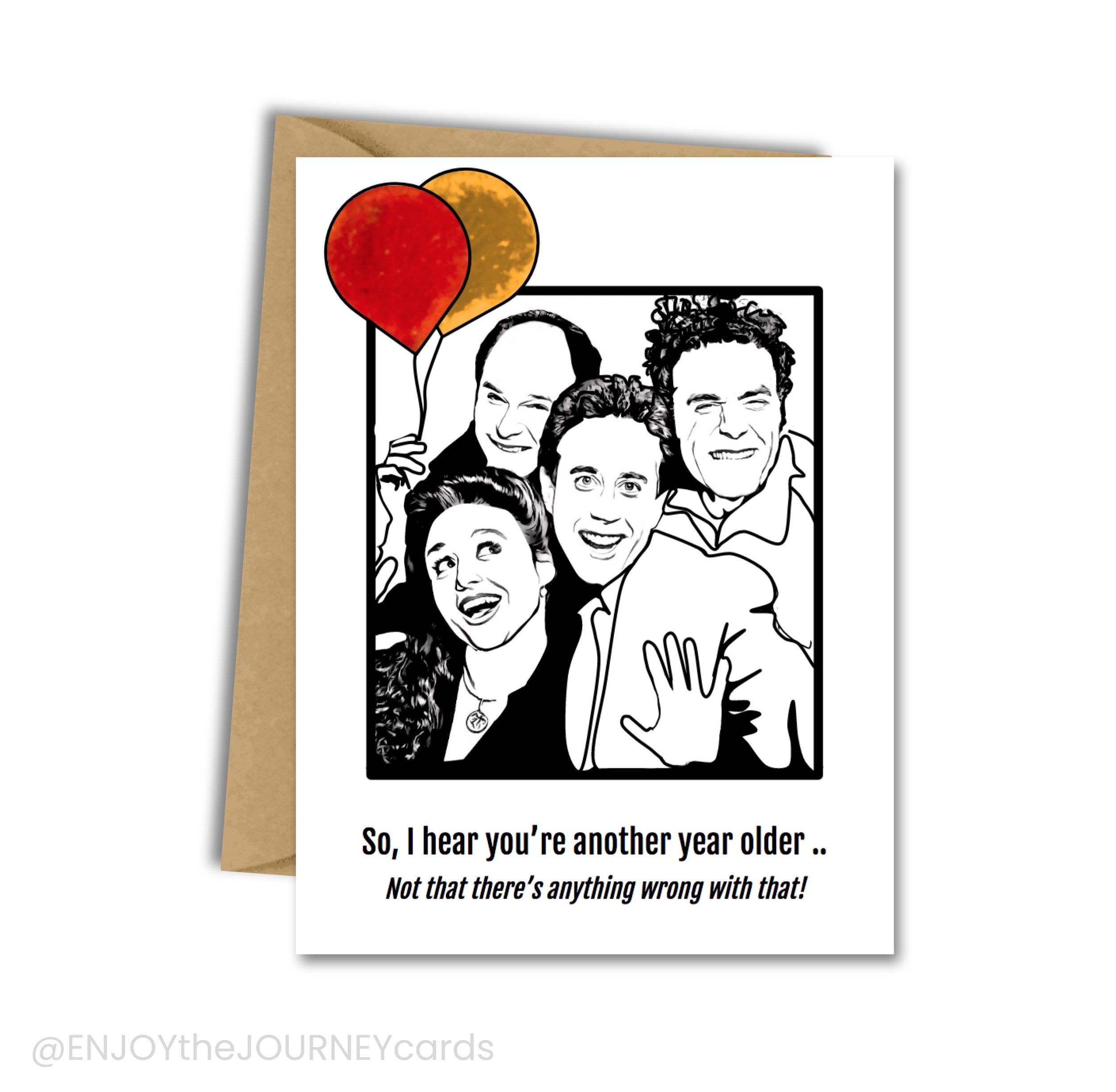 Seinfeld Birthday Card, Funny Greeting Card - Etsy