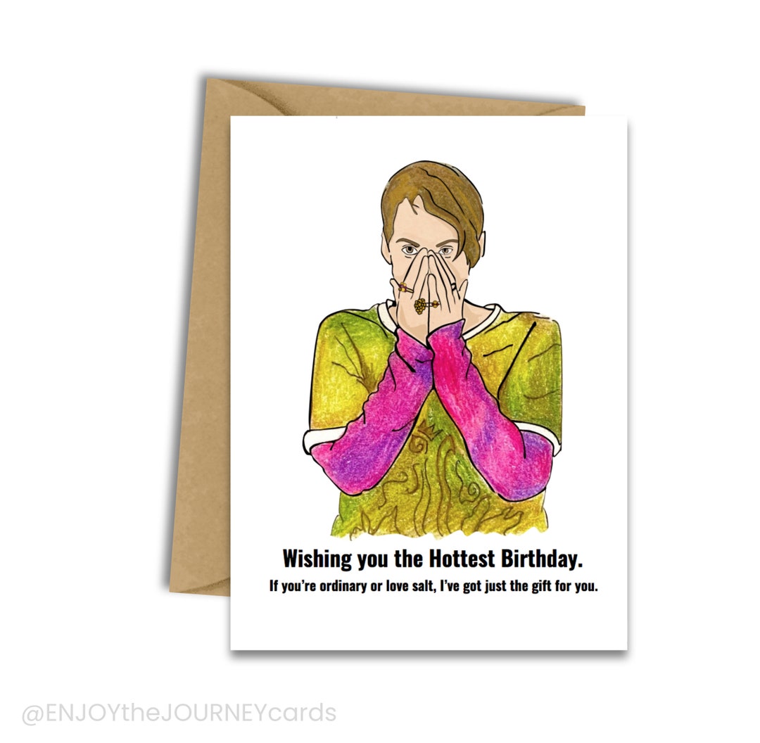 SNL Stefon Birthday Blank Greeting Card, SNL Bill Hader Stefon Birthday ...