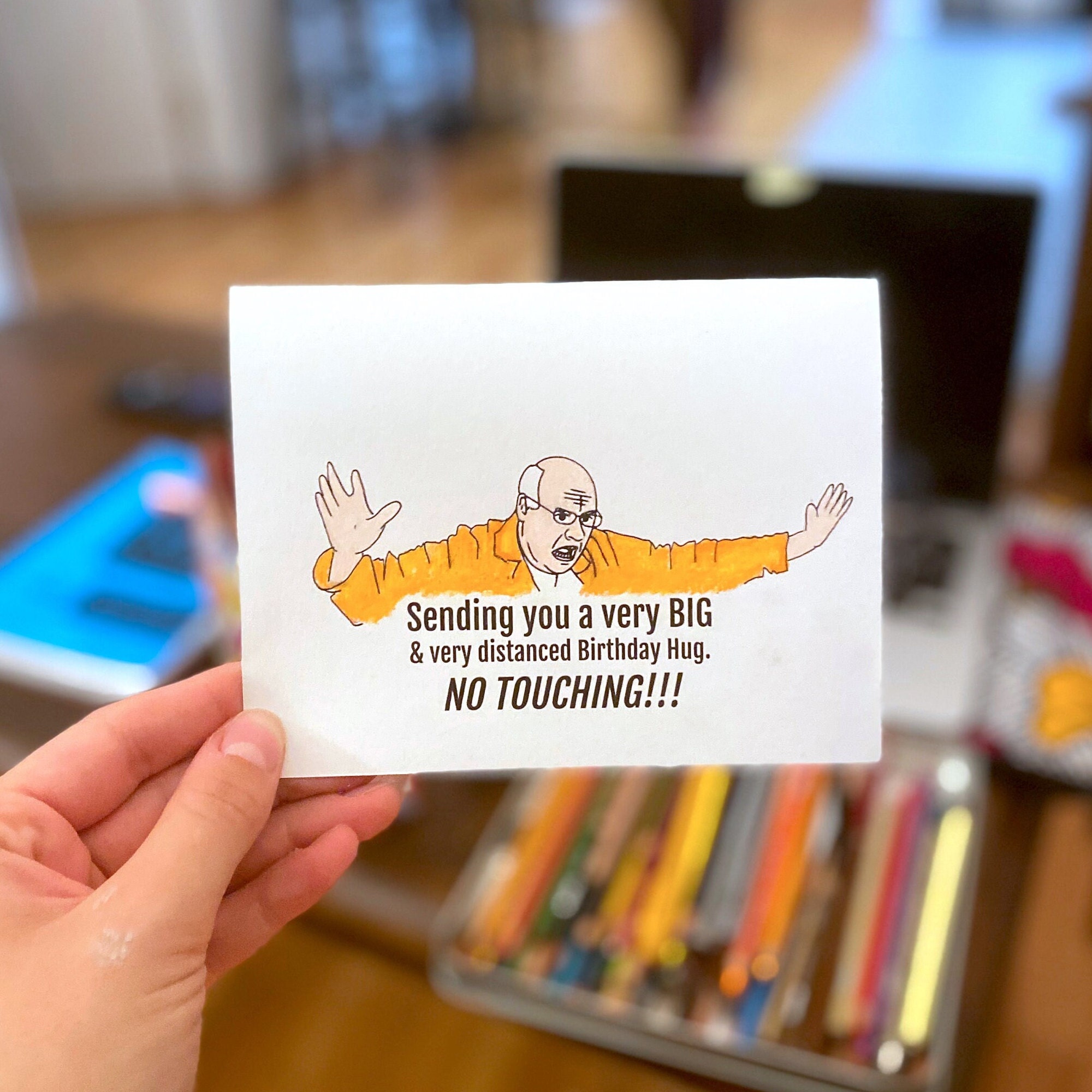Arrested Development Birthday Card, Funny 'no Touching' Card - Etsy