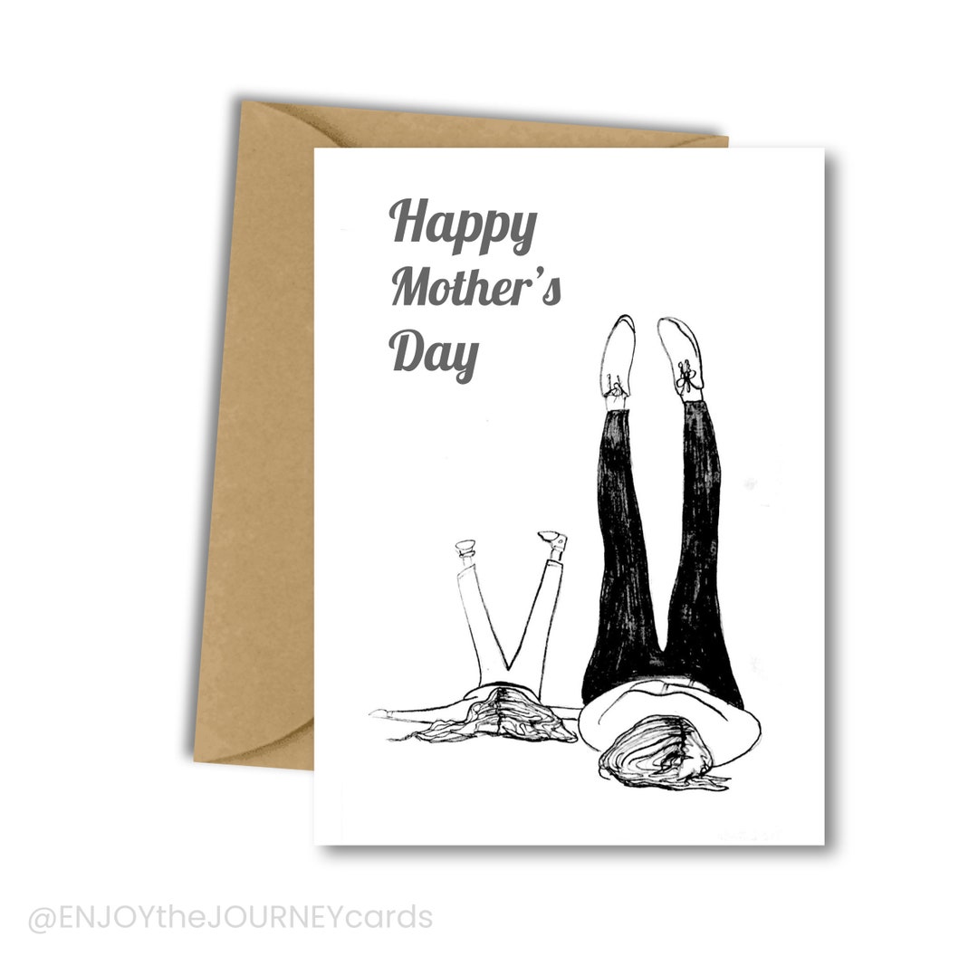 Happy Mother's Day Blank Greeting Card, Love You Mom Mother's Day Blank ...