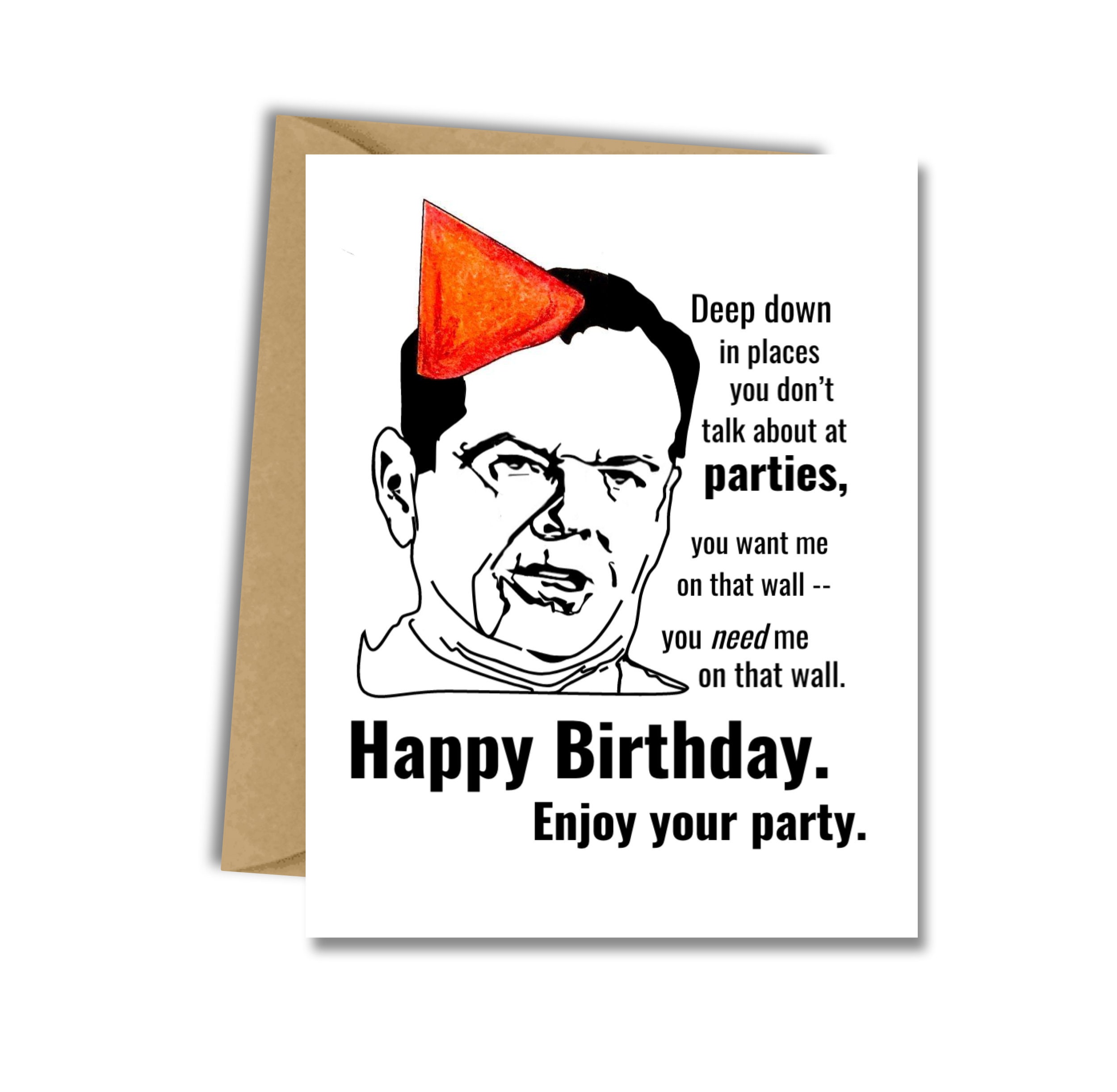 A Few Good Men Quote Birthday Card, Colonel Jessup "you Need Me on That ...