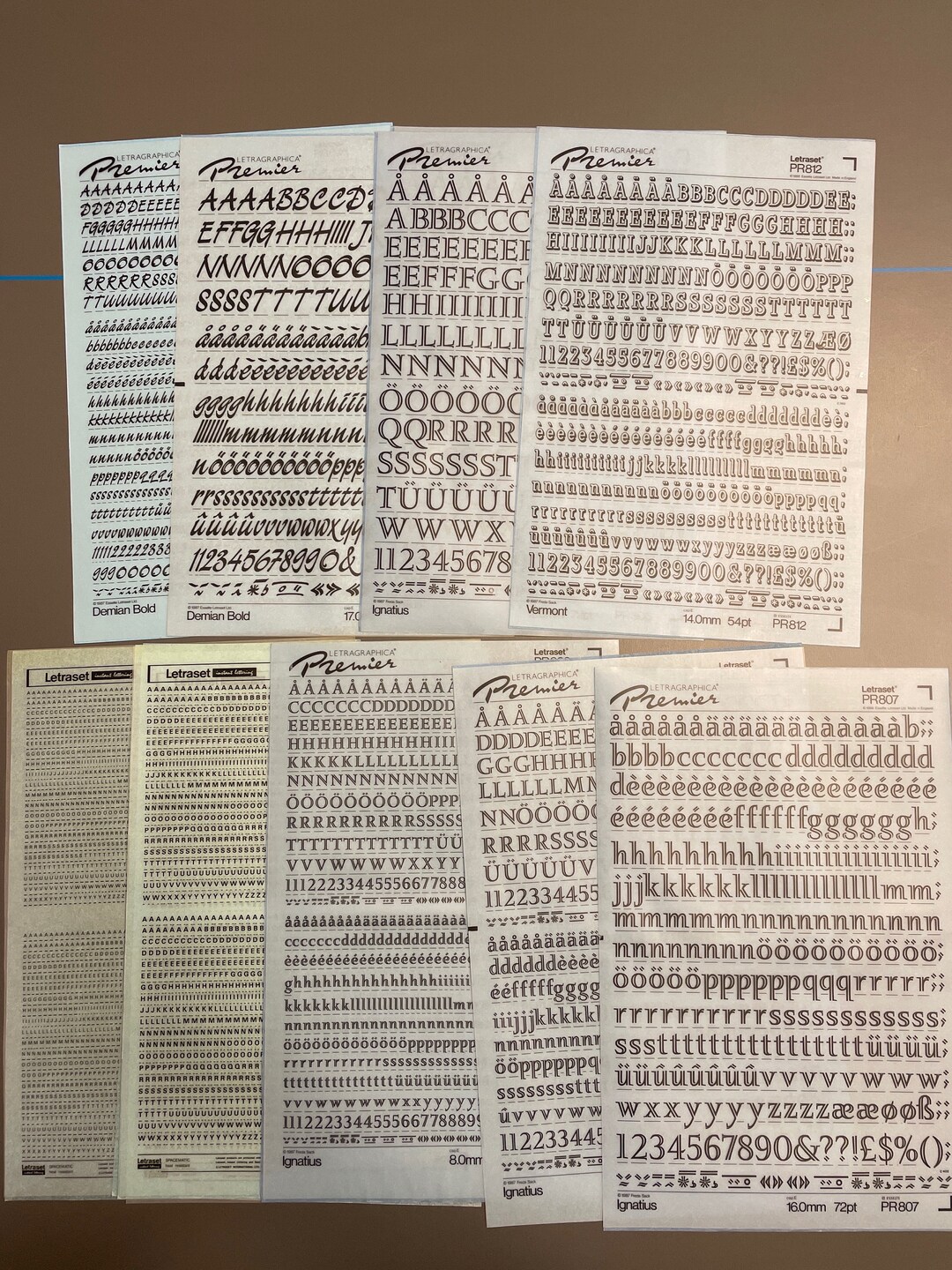 Letraset - 22 - Etsy