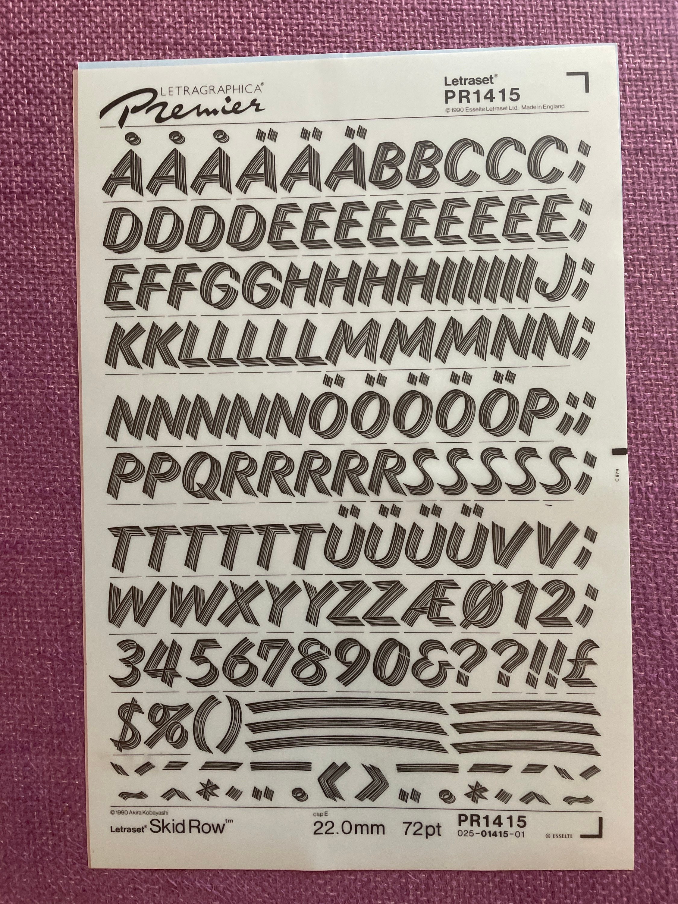 Letraset - 20 - Etsy