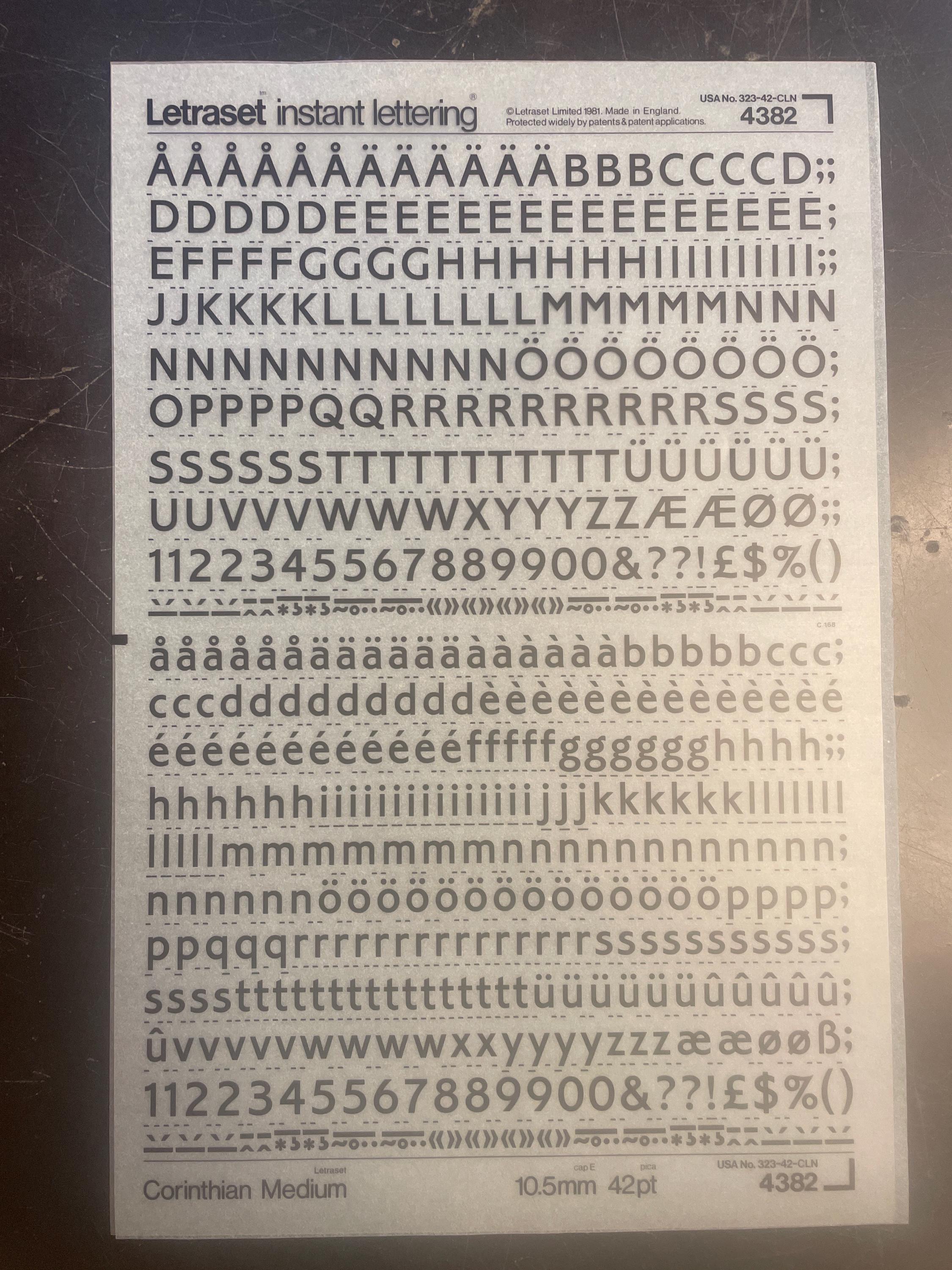 Letraset - 50 - Etsy