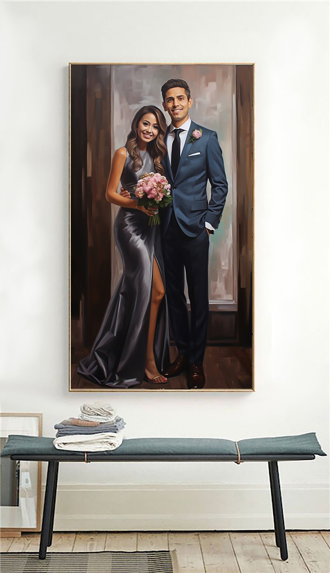 Custom Portrait Painting From Photography, Custom Family Portrait ...