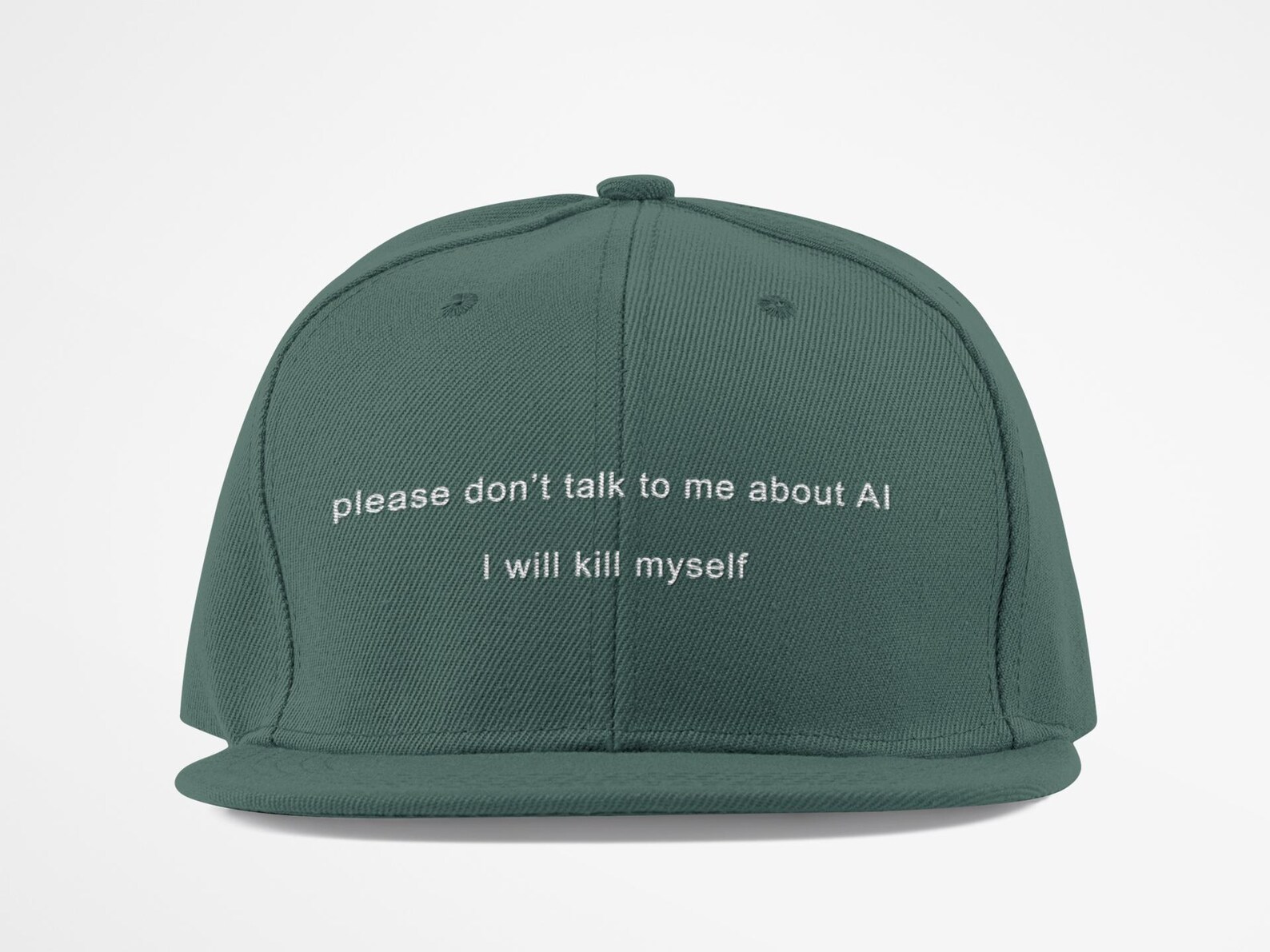 Dark Humor Dad Cap – Don't Talk to Me About AI, Cotton Baseball Hat - Etsy