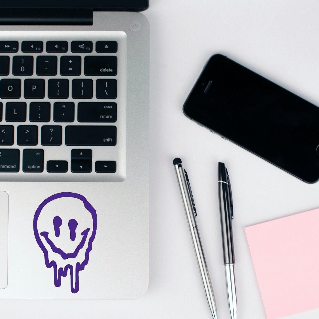 Smile Drip Sticker - Etsy