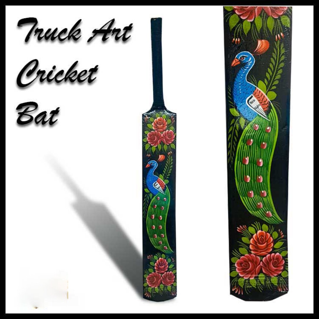 Truck Art Cricket Bat/pakistani Hand Painted Wooden Cricket Bat ...