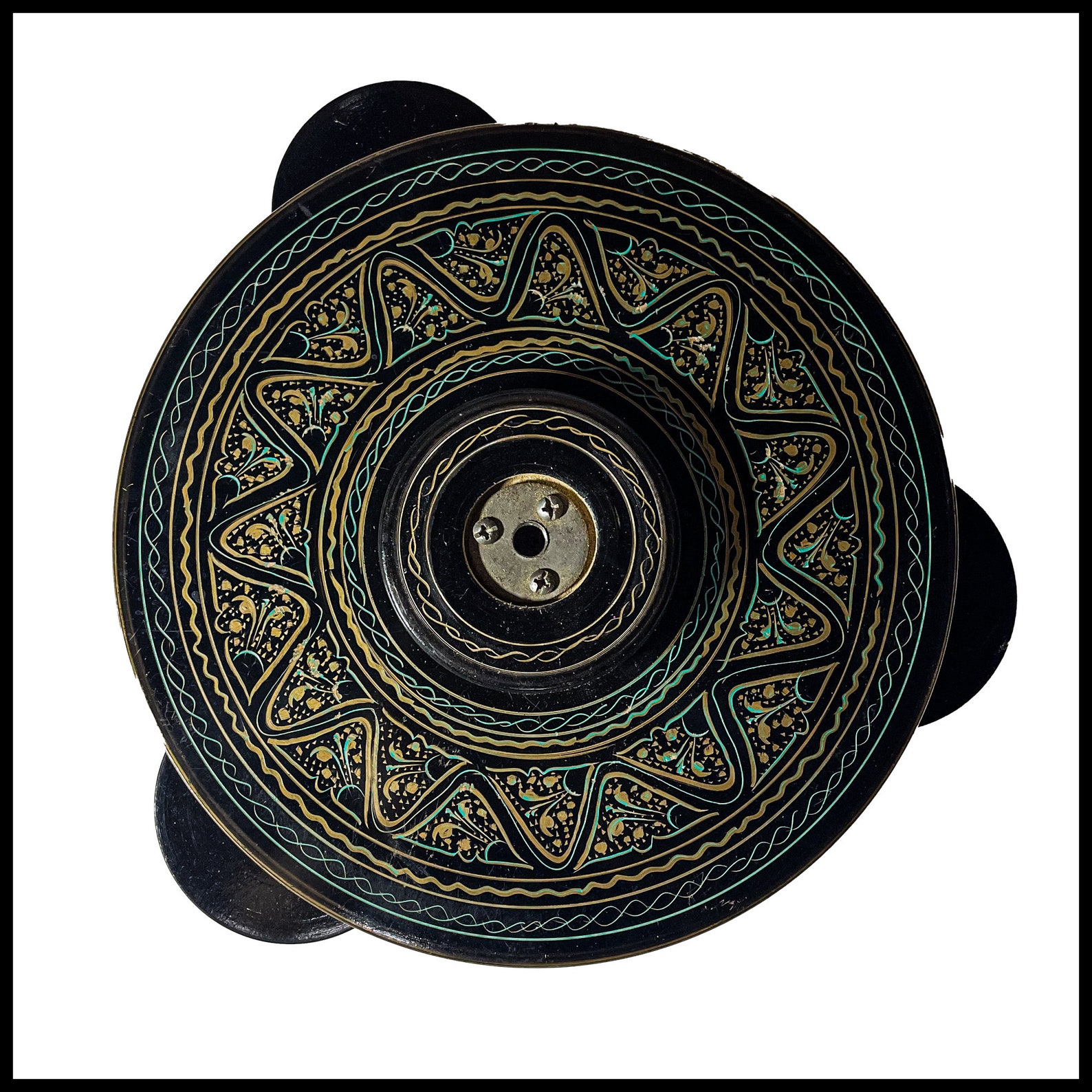 Naqsheen Coffee Table/wooden Round Table/wooden Portable Table ...