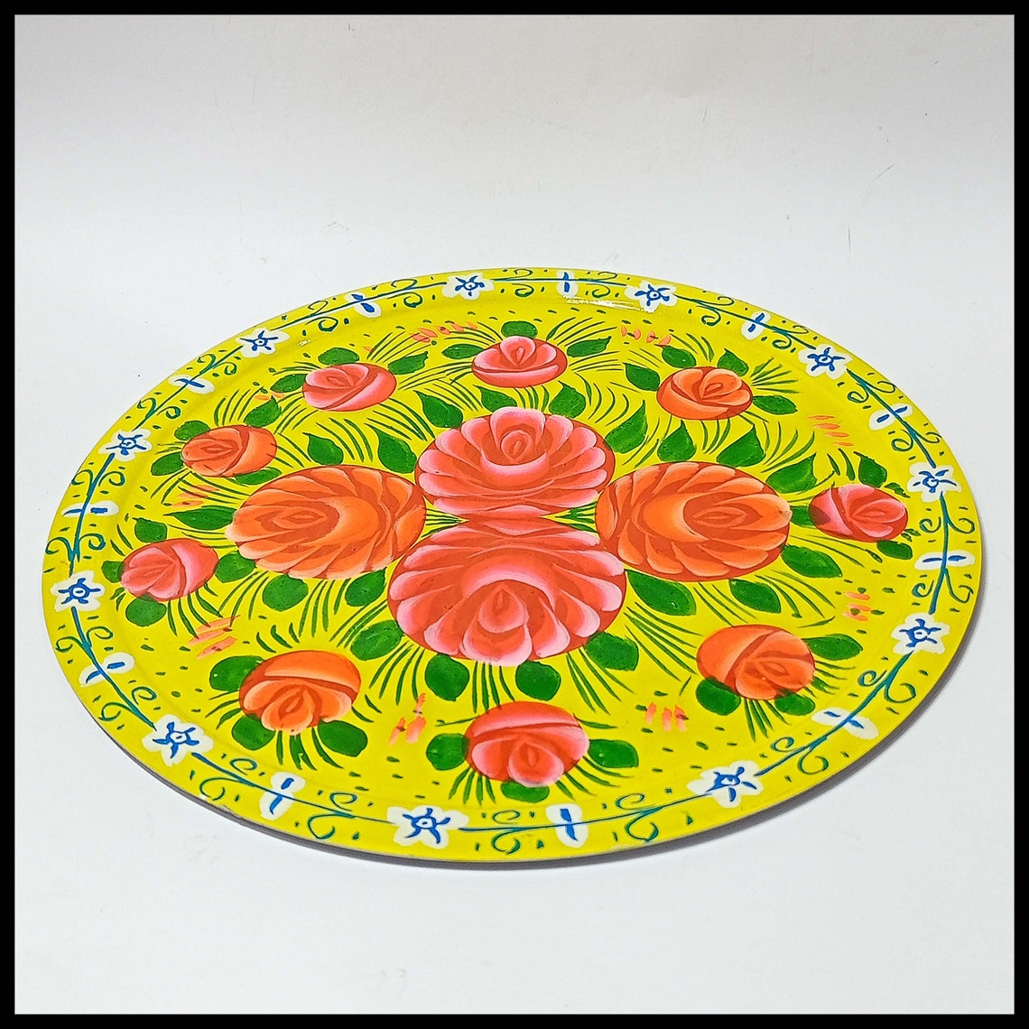Truck Art Metal Tray/pakistani Hand Painted Tray/pakistan Home ...