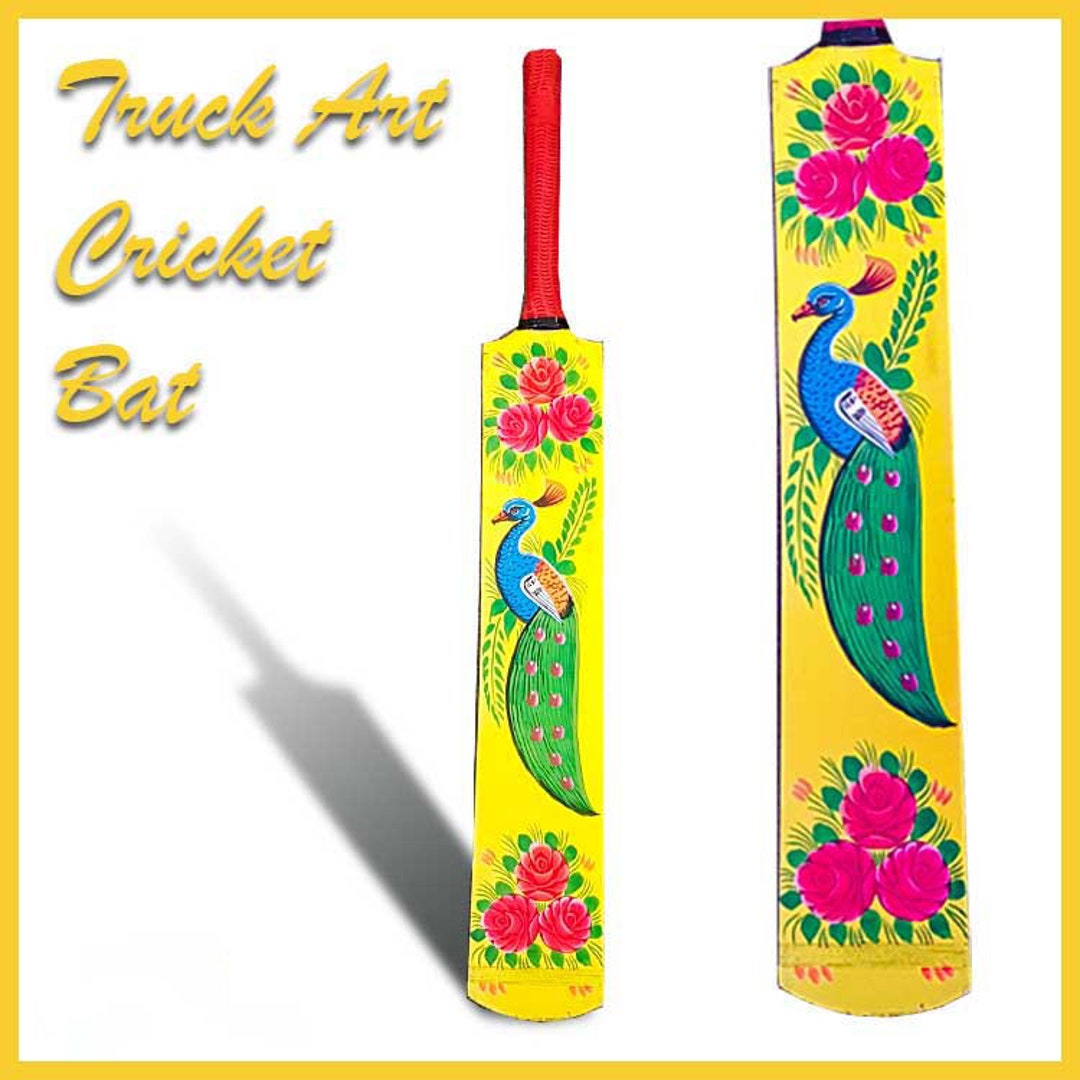 Truck Art Cricket Bat/pakistani Hand Painted Wooden Cricket Bat ...