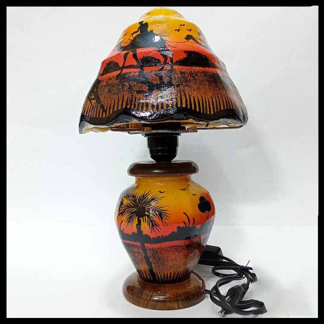 Camel Skin Lamp Shade/hand Painted Lamp/camel Skin Lamp Multan/best ...