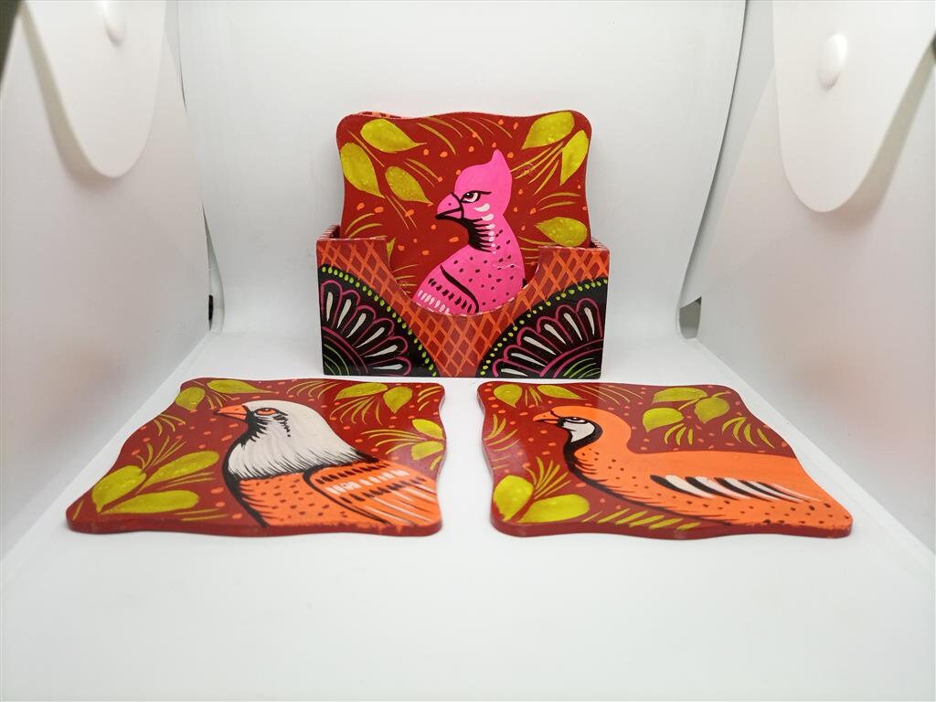 Pakistani Handcrafted Truckart Tea Coaster /colorful Tea Coaster/wooden ...