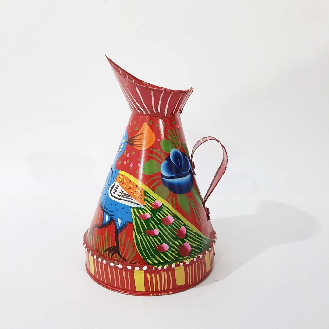 Truck Art Oil Jar/pakistani Hand Painted Measuring Jar/kitchen Decor ...