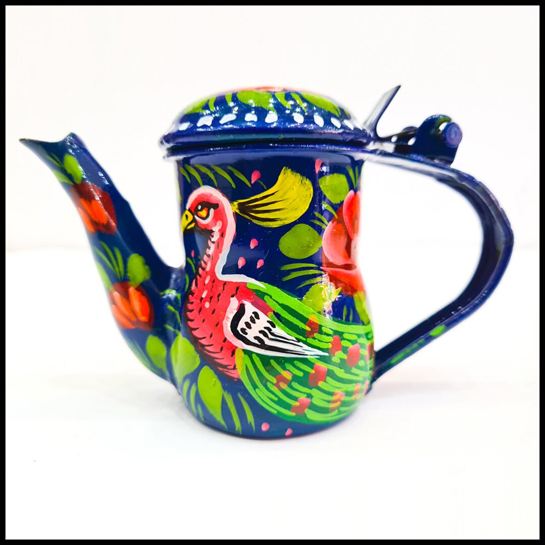 Truck Art Small Kettle/pakistani Hand Painted Truck Art Chainak/truck ...