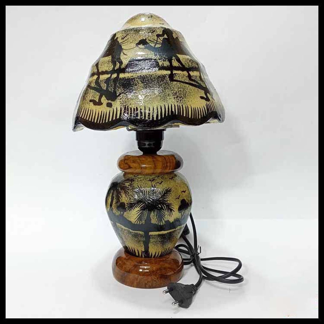 Camel Skin Lamp Shade/hand Painted Lamp/###camel Skin Lamp Multan ...