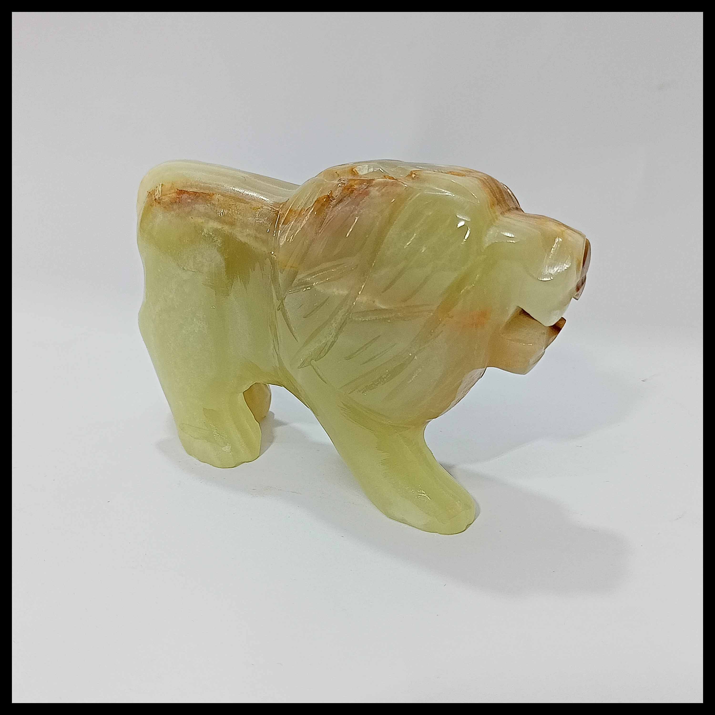 Onyx Lion/pakistani Handcrafted Marble Lion/lion for - Etsy