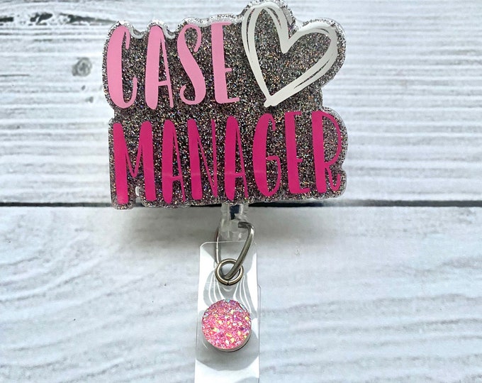 Case Manager Badge Reel Social Worker Badge Reel Cute Badge Reel ...