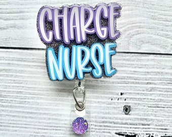 Charge Nurse Badge - Etsy