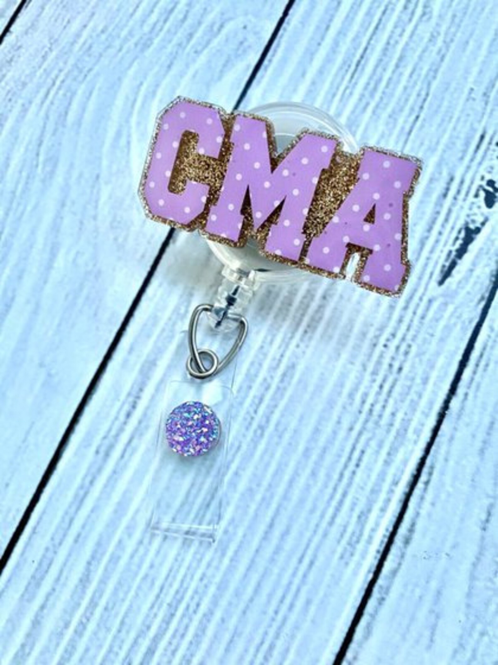 CMA Badge Reel - Certified Medical Assistant Badge Reel - Cute Badge ...