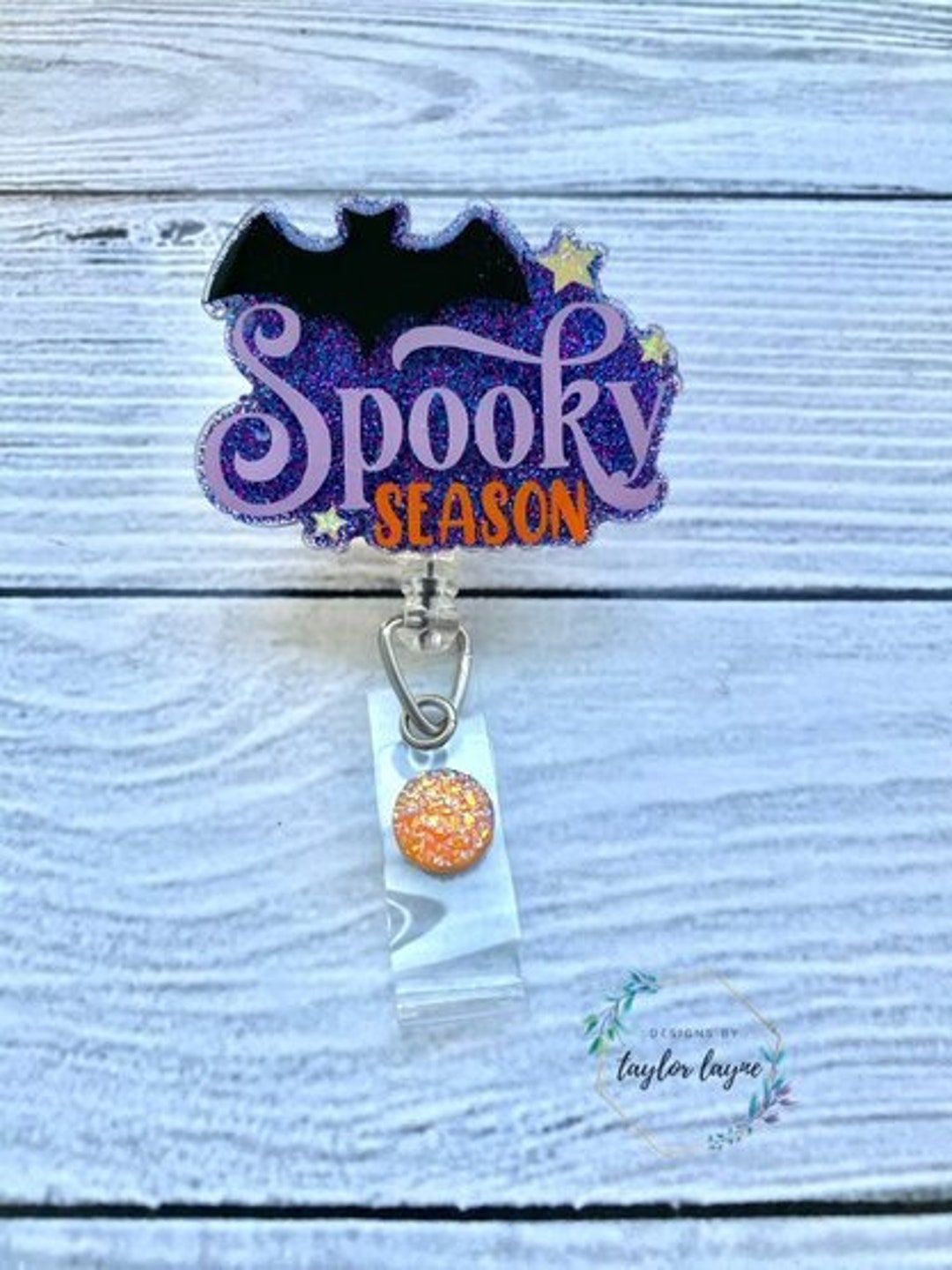 Spooky Season Badge Reel - Halloween Badge Reel - Cute Badge Reel ...