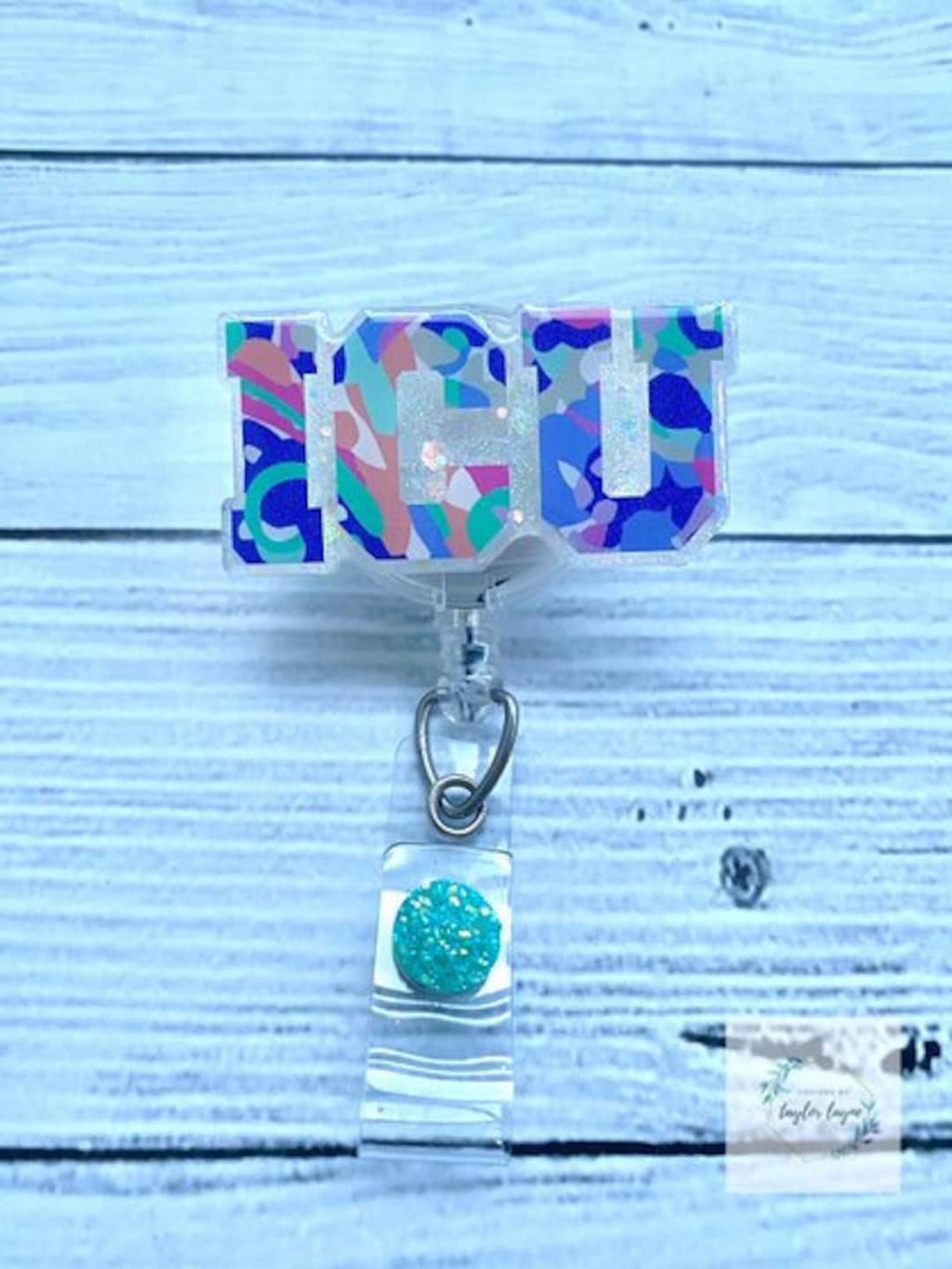 ICU Badge Reel - Intensive Care Badge Reel - Nurse Badge Reel - Nurse ...