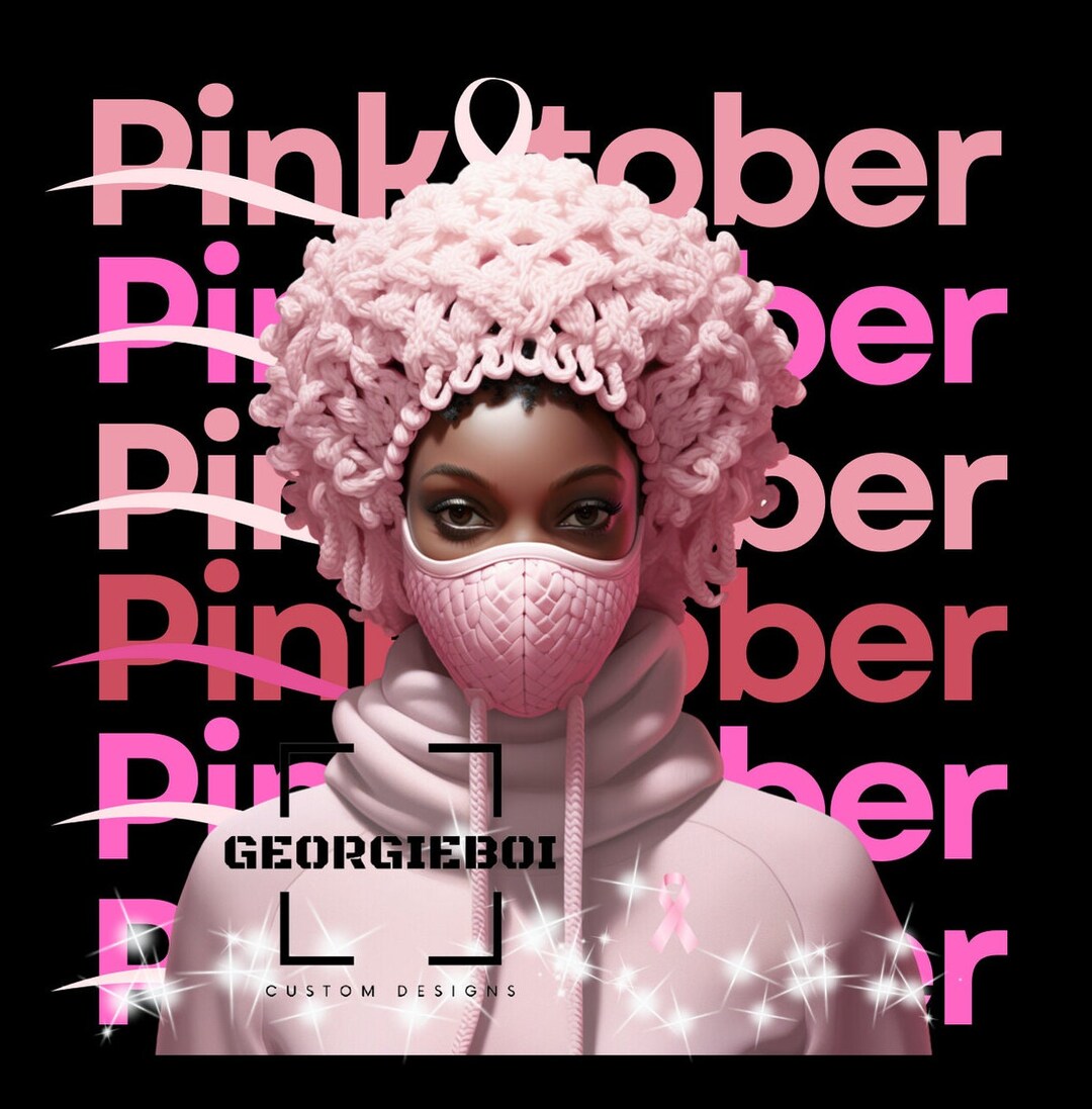 Pinktober Ver 15 - Cancer Awareness - Transparent PNG - Etsy