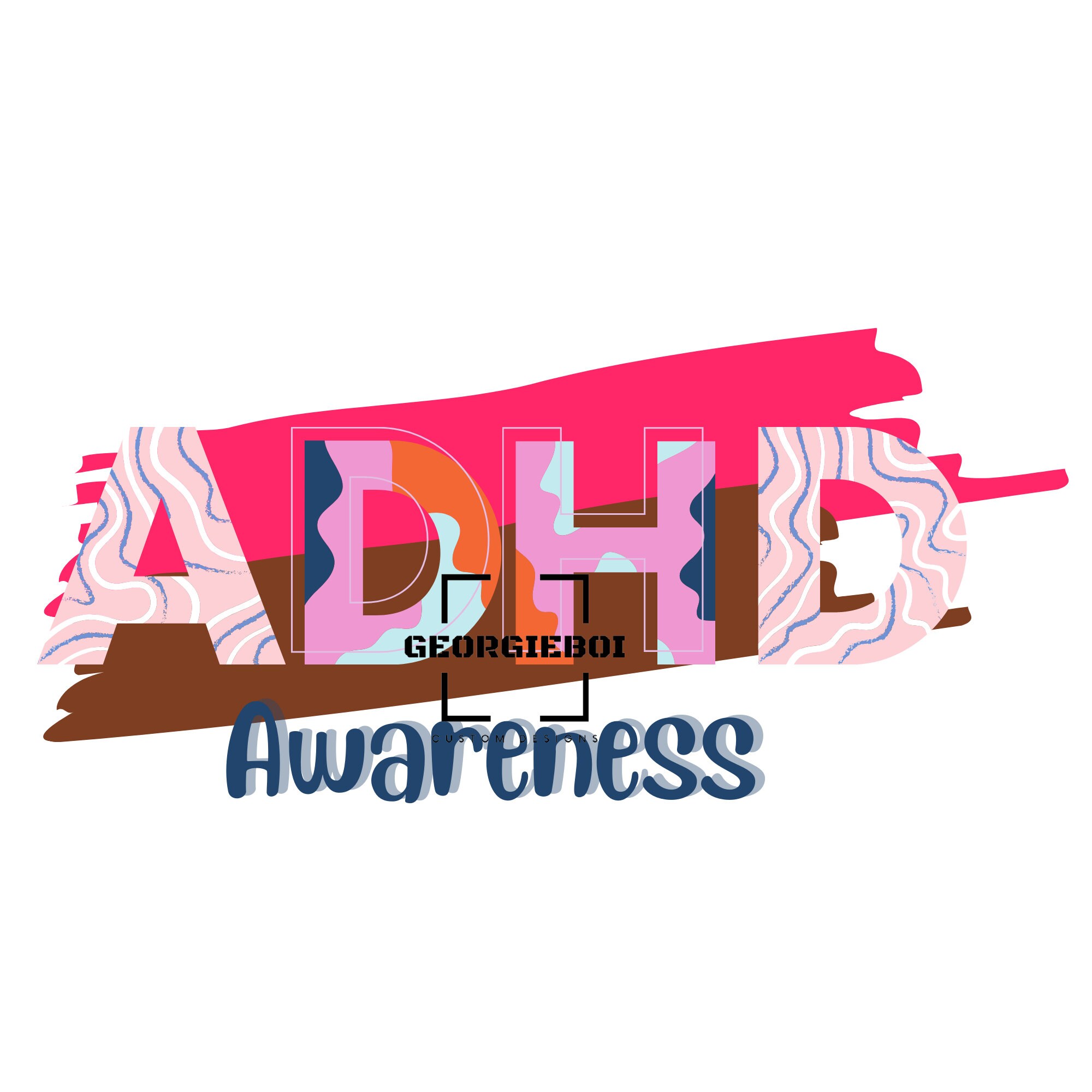 ADHD Awareness PNG Instant Download - Etsy