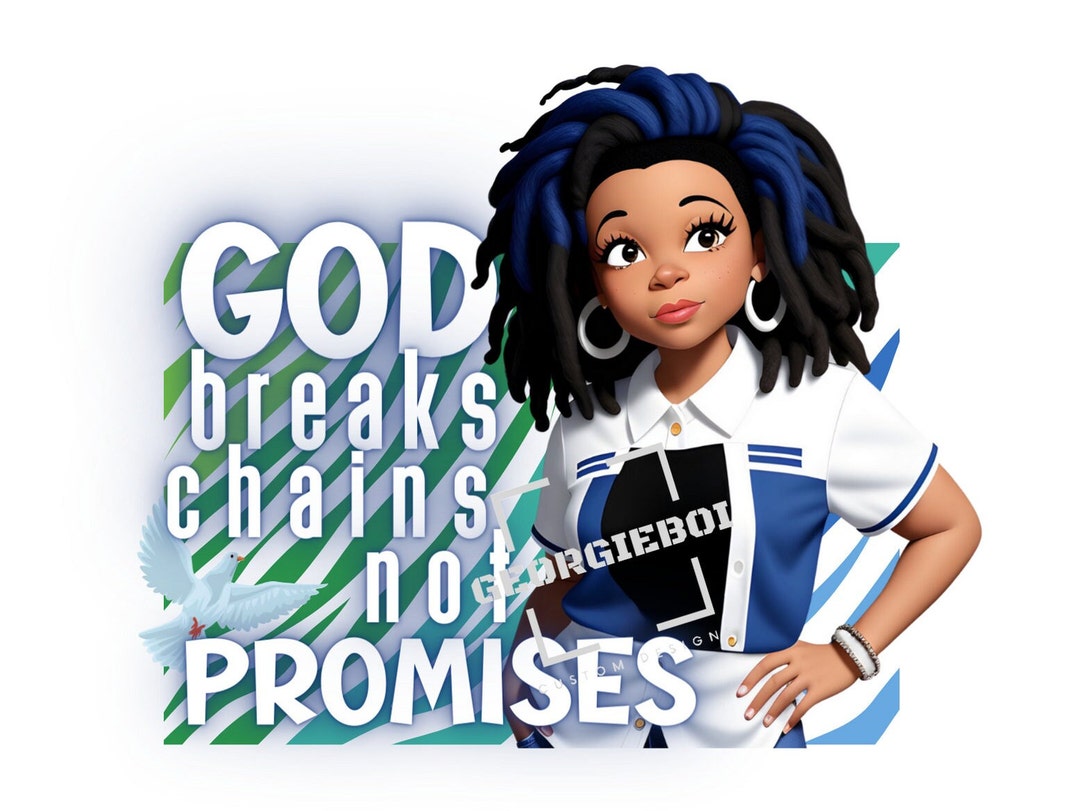 Little Miss Boop 60 God Breaks Chains - Instant Download PNG - Etsy