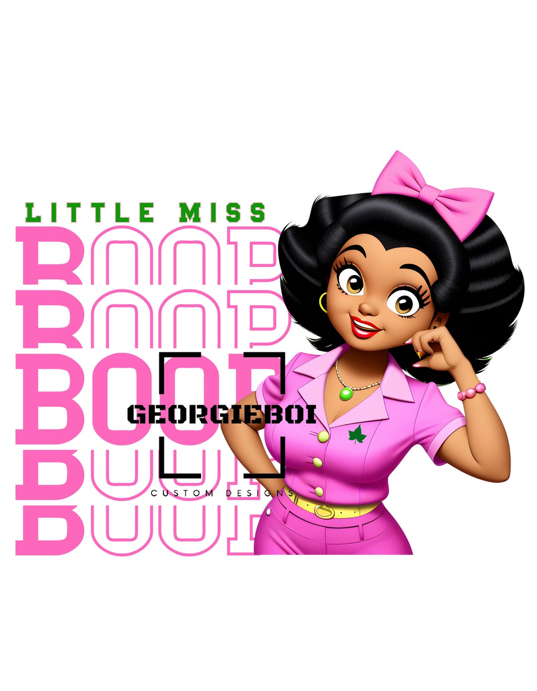 Little Miss Boop 2 - Instant Download PNG - Etsy