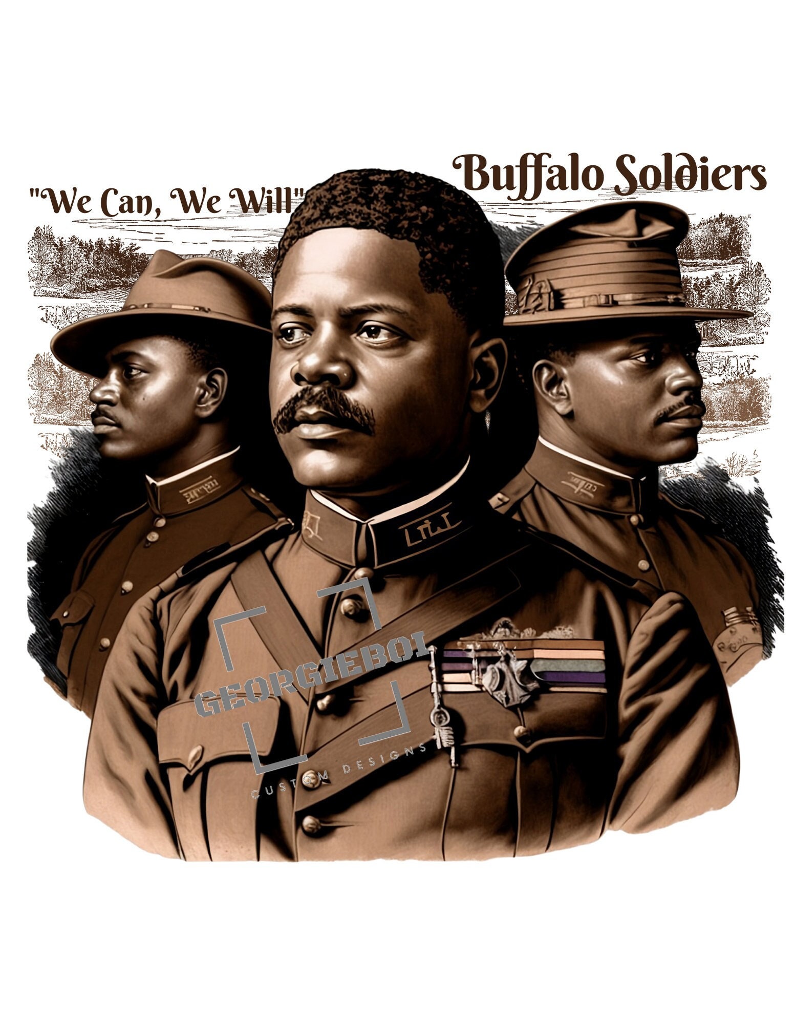 Honoring the Legacy of the Buffalo Soldiers (black History Icon) - PNG ...