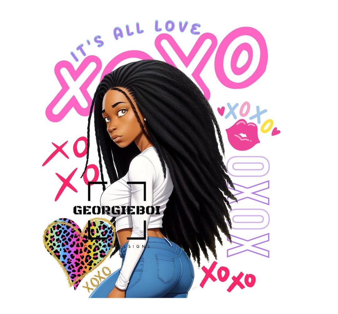 It's All Love XOXO - Instant Download PNG - Etsy
