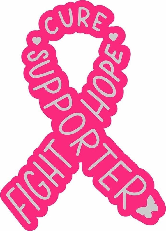 Support Cure Fight Hope Ribbon PNG - Etsy