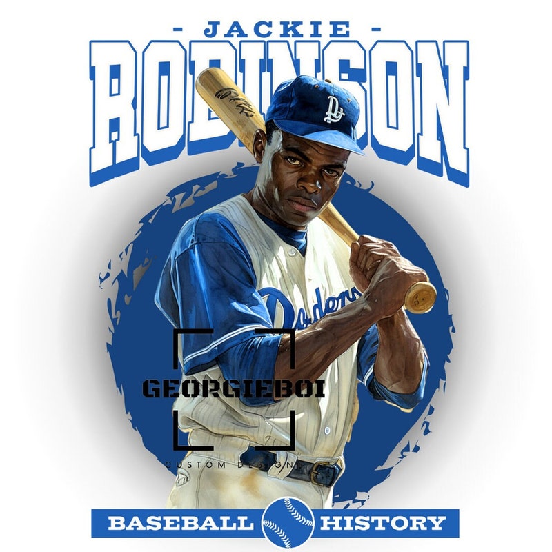 Jackie Robinson Svg - Etsy