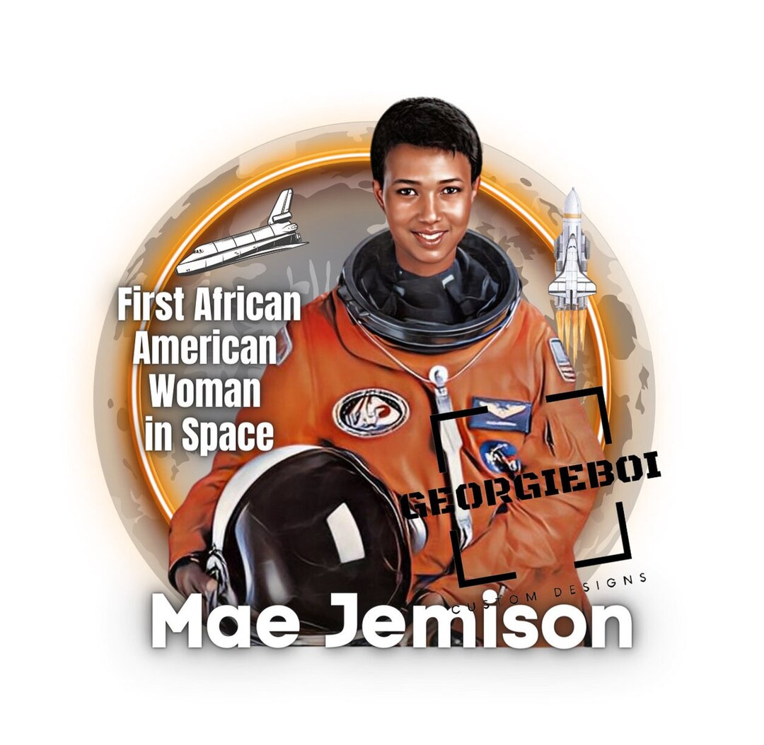 Mae Jemison Black History Icon - PNG Instant Download - Etsy