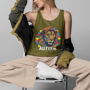 Autism Awareness - Lion Version - Transparent PNG Instant Download - Etsy