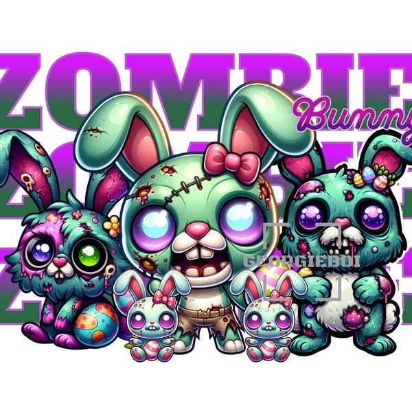 Zombie Bunny - Etsy
